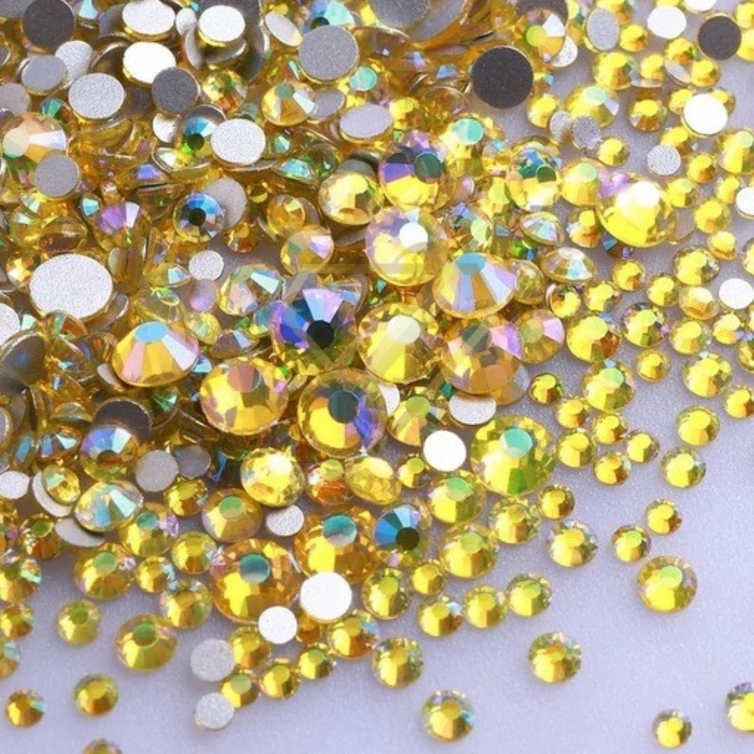 Spiked Lemonade Mixed Sizes – Fierce Sparkle Rhinestones